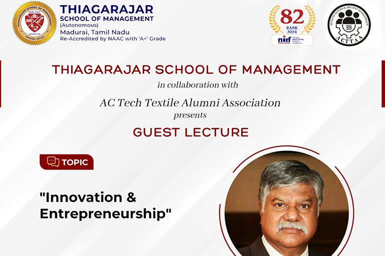 AC Tech Textile Alumni Association - Guest Lecture - Thiagarajar School ...